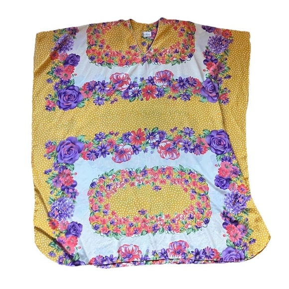Ruth Norman | Dresses | Vintage Ruth Norman Caftan Muumuu Beach Coverup ...